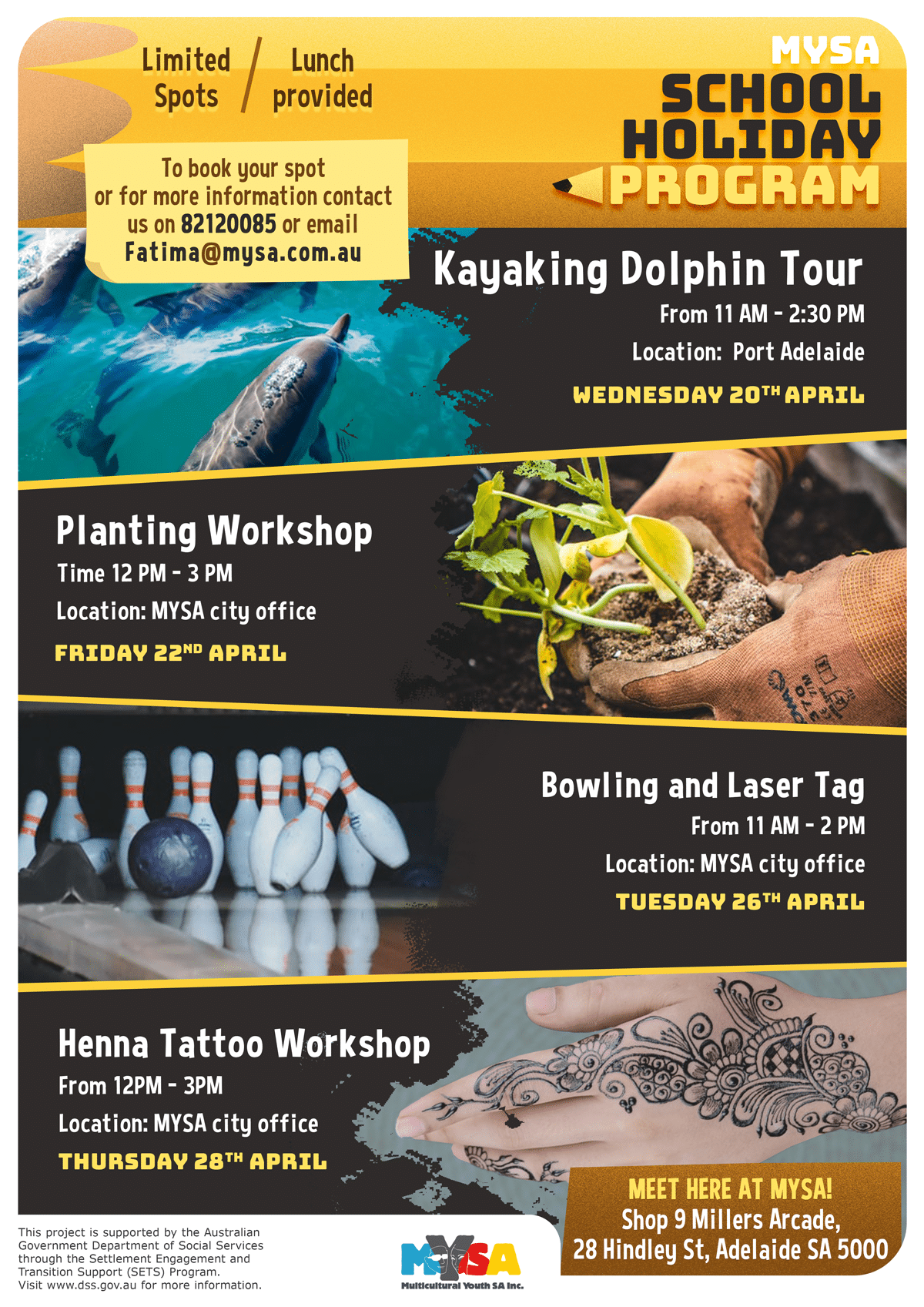 Woodville High School News - MYSA School Holiday Program - Senior Years